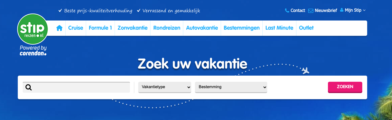 Vakanties van Stip Reizen - Aanbiedingen mei 2026